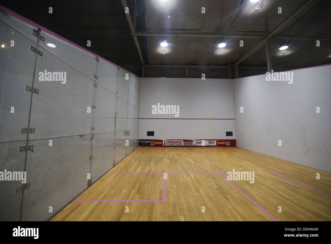 Gesamtansicht, 31. August 2013 - Squash: Pro Squah in Japan im SQ-CUBE ...