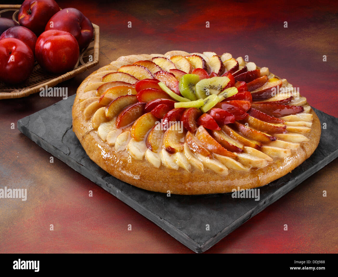 Glasierte frucht dessert pizza buffet fingerfood -Fotos und ...