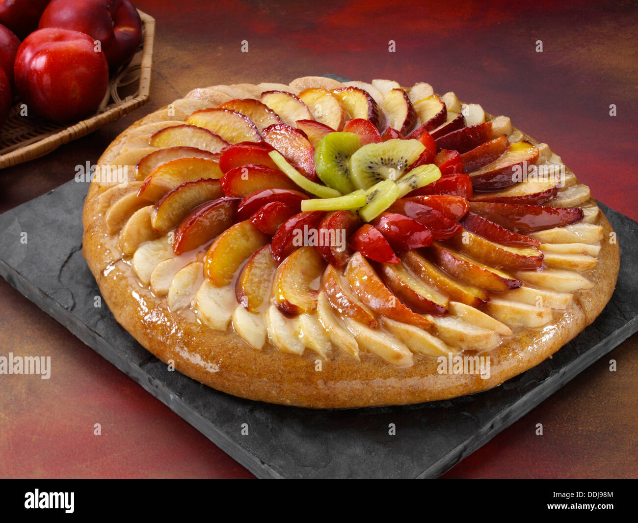 Glasierte frucht dessert pizza buffet fingerfood -Fotos und ...