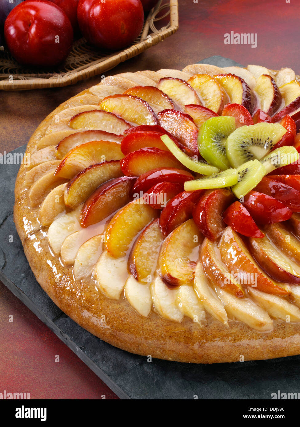 Glasierte frucht dessert pizza buffet fingerfood -Fotos und ...