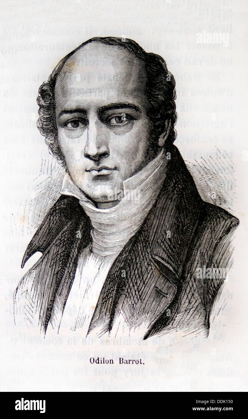 Hyacinthe Camille Odilon Barrot Stockfotos und -bilder Kaufen - Alamy