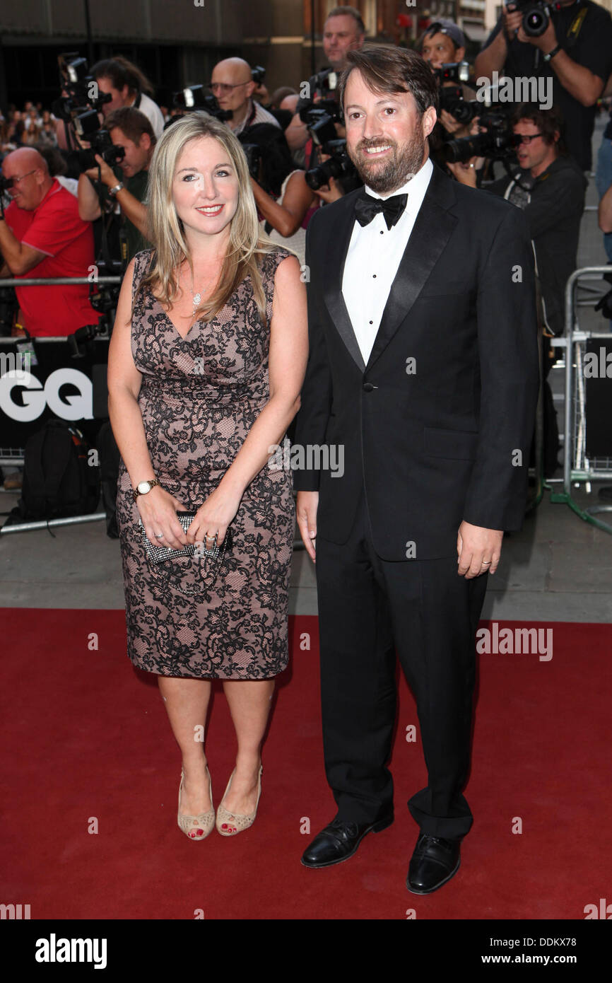 London, UK. 3. September 2013. Victoria Coren und David Mitchell ...