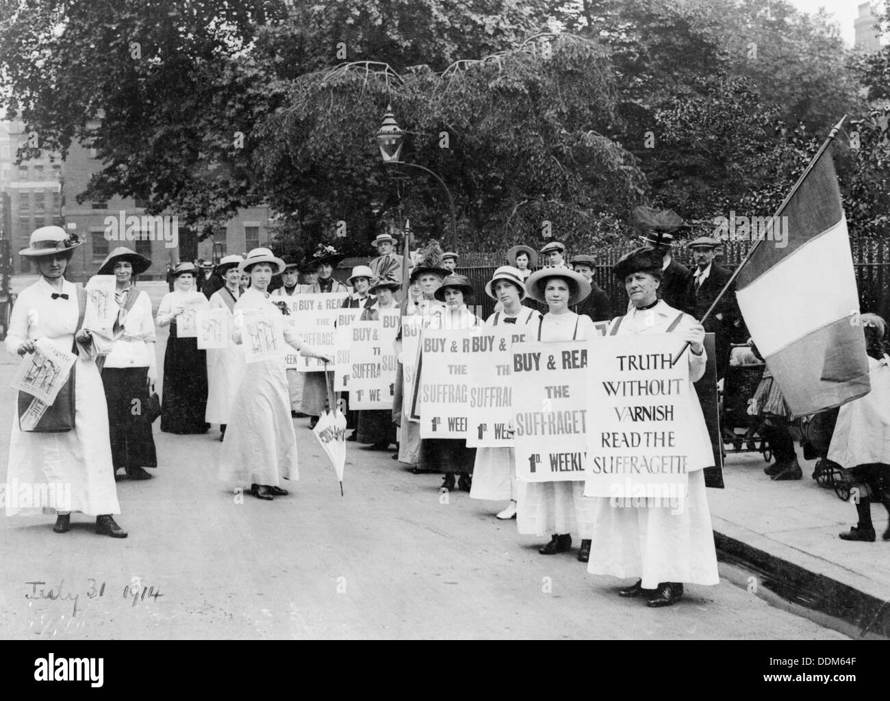 Suffragettes suffragette london Stockfotos und -bilder Kaufen - Alamy