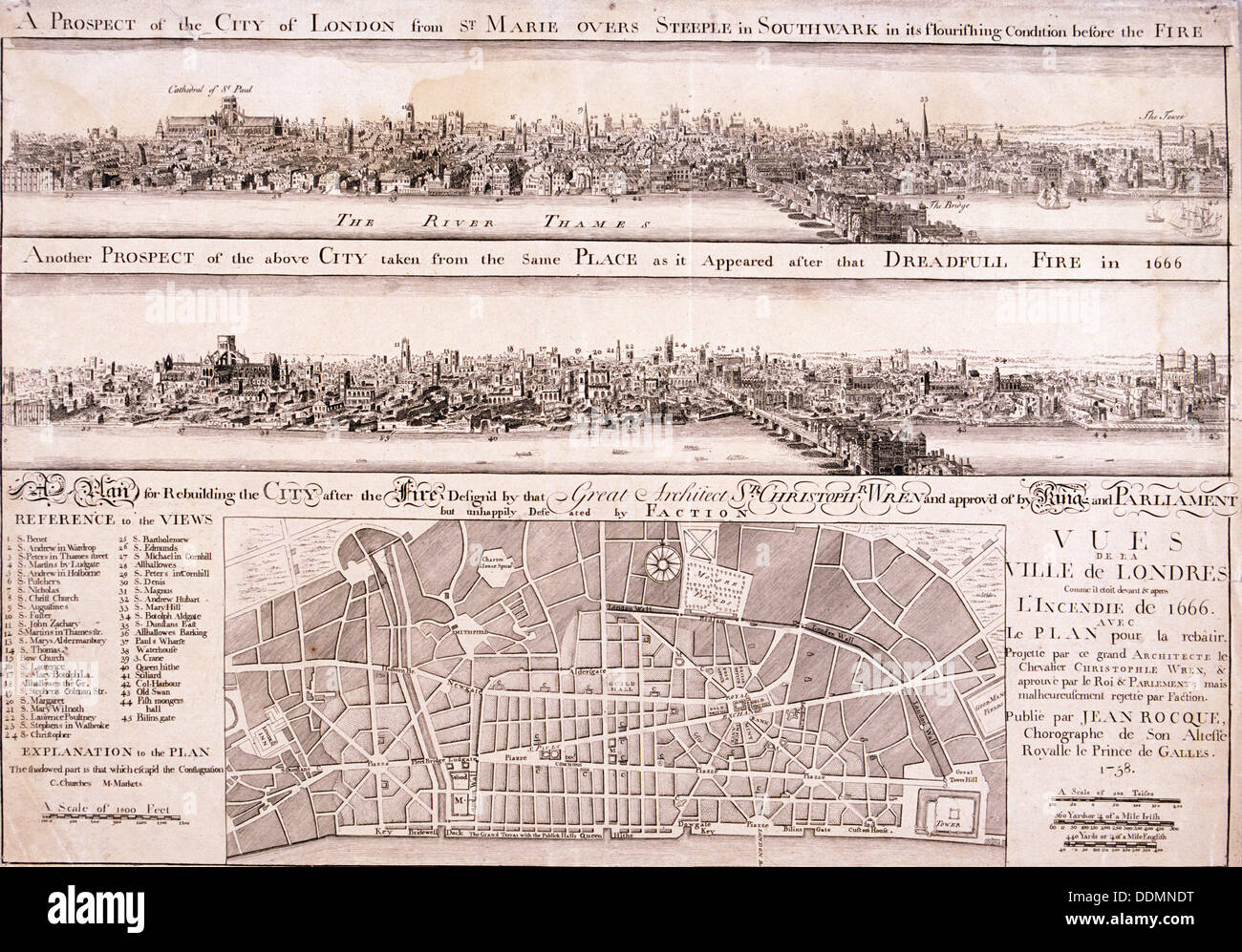 Map city of london 17th century -Fotos und -Bildmaterial in hoher ...