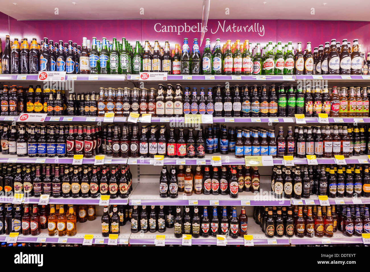 Supermarkt Bier Stockfotos und -bilder Kaufen - Alamy