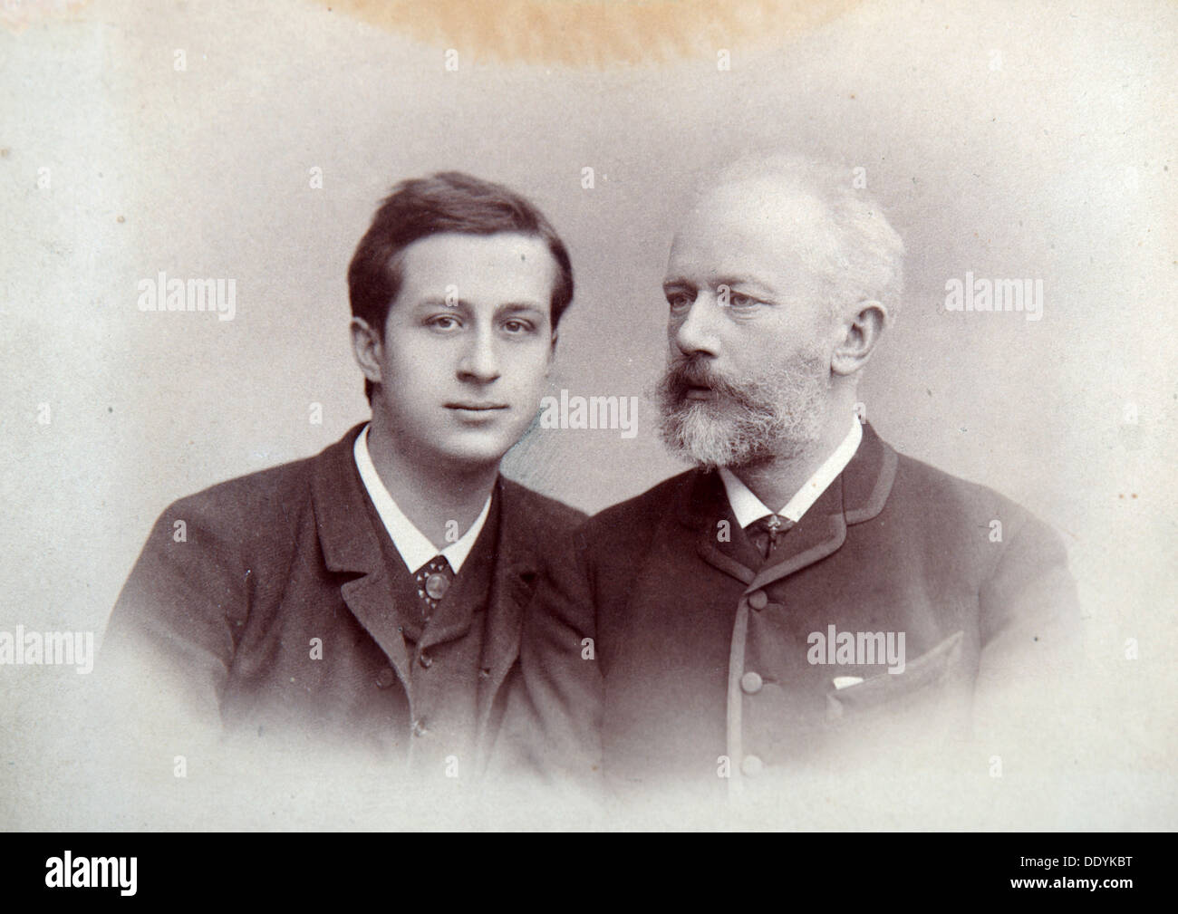 Alexander Siloti, russischer Pianist und Dirigent, und Peter ...