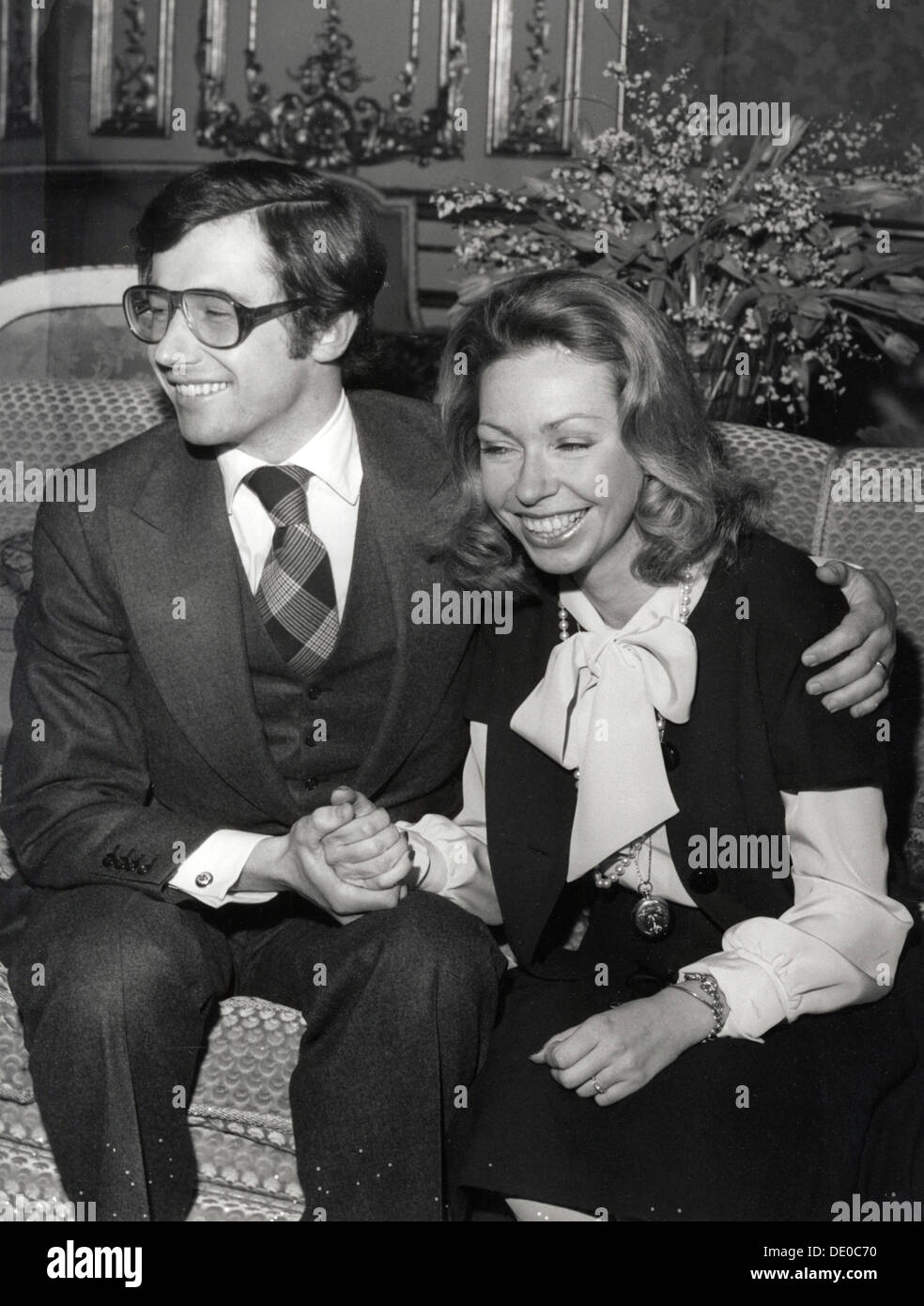 Engagement von Prinzessin Christina von Schweden und Tord Magnuson, 1 ...