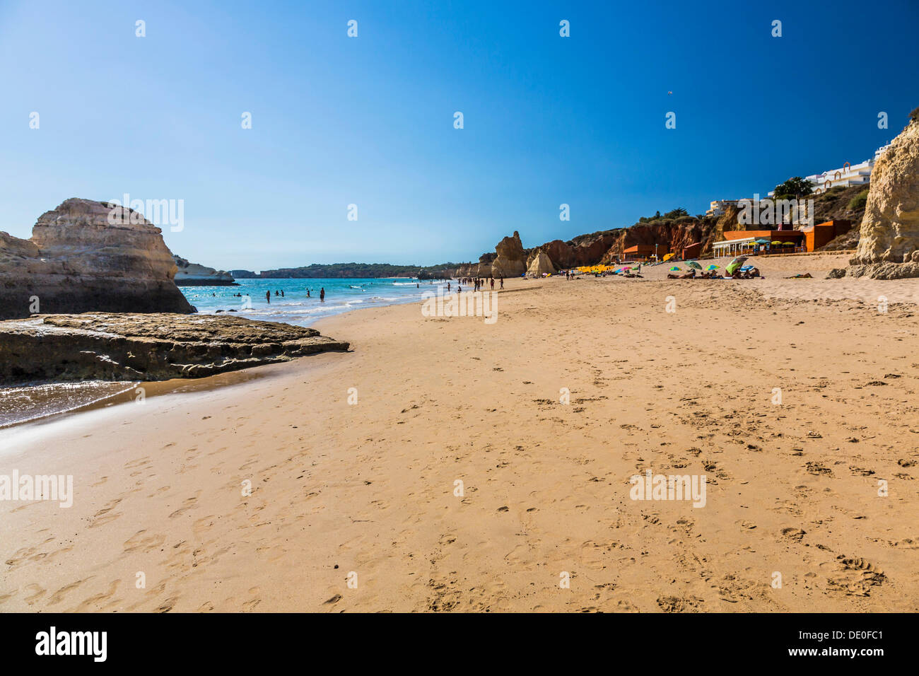 Strand Praia da Rocha, Portimão, Algarve, Atlantik, Portugal, Europa ...