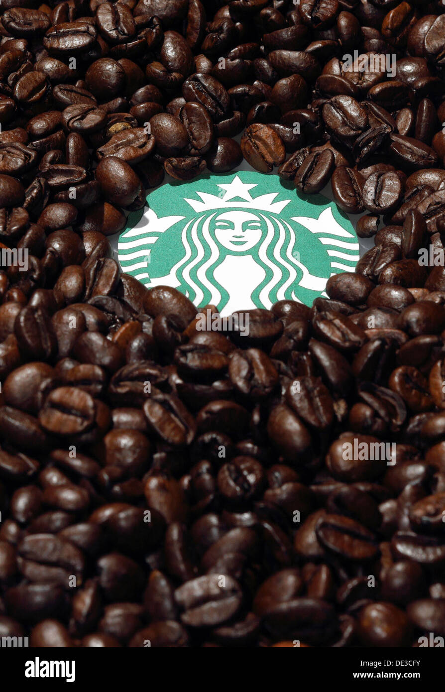 Starbucks Kaffeebohnen Logo Poster For Sale Mit "Starbees Kaffee Logo"