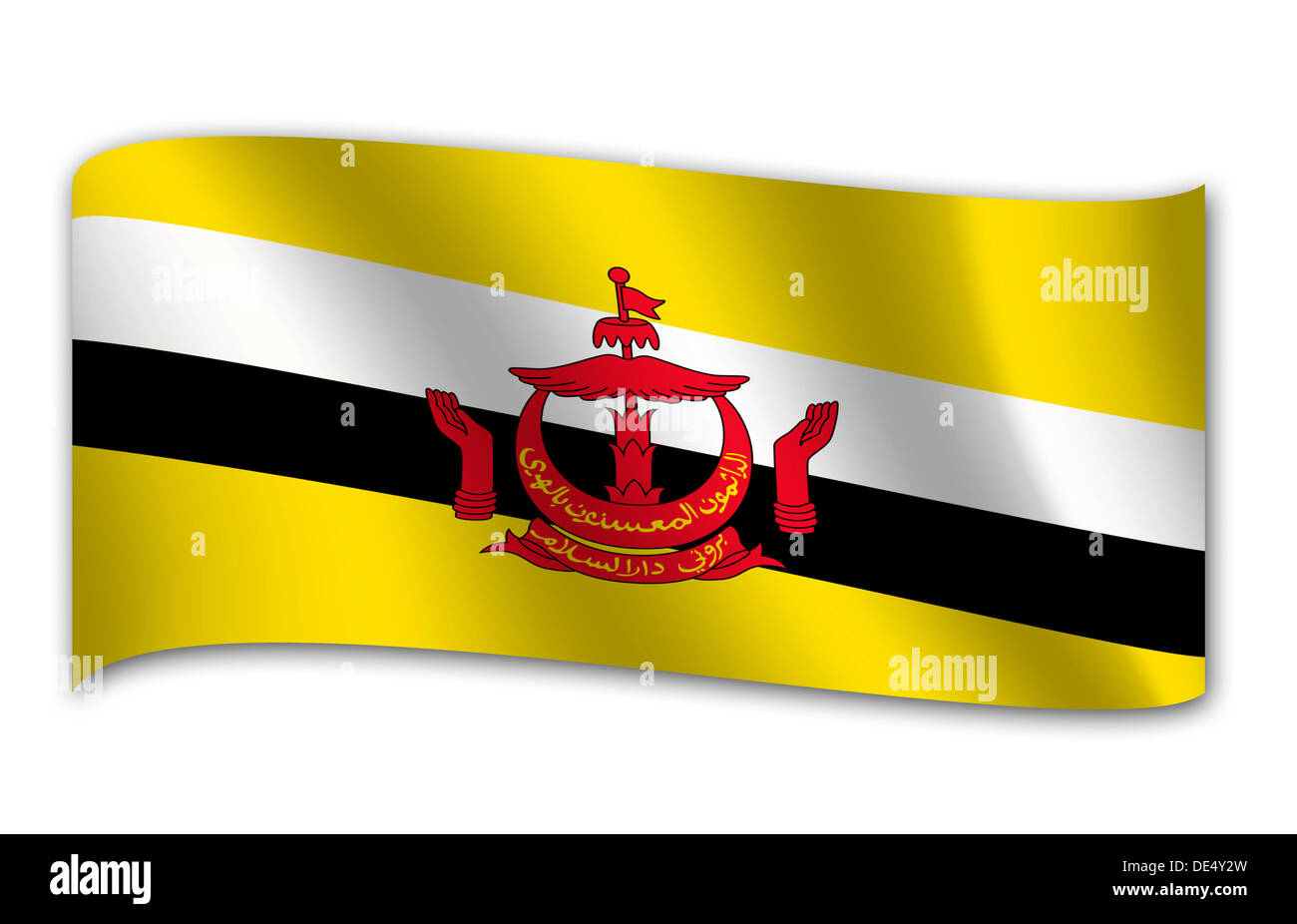 Flagge bruneis -Fotos und -Bildmaterial in hoher Auflösung – Alamy