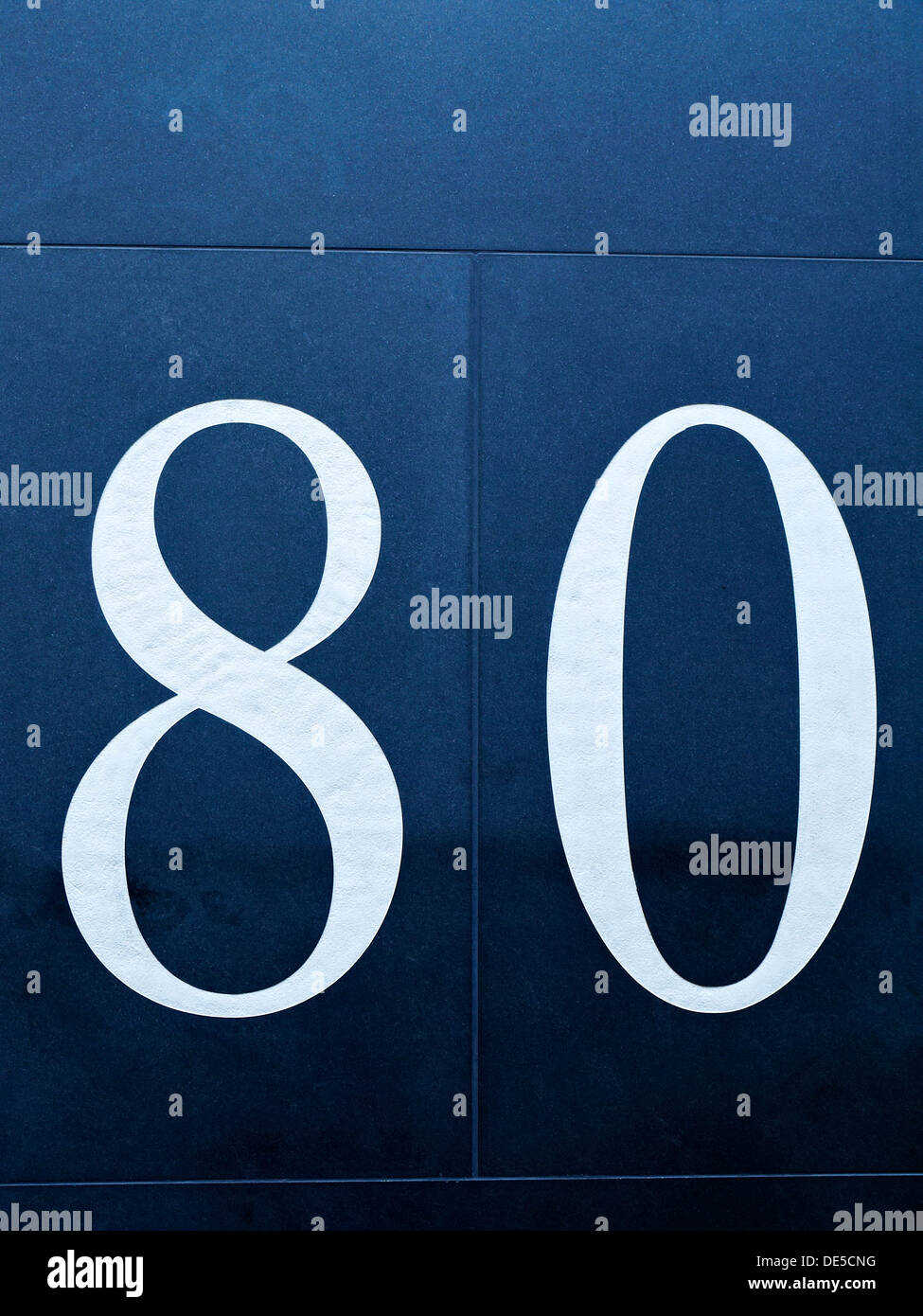 Nummer 80 Stockfotos und -bilder Kaufen - Alamy