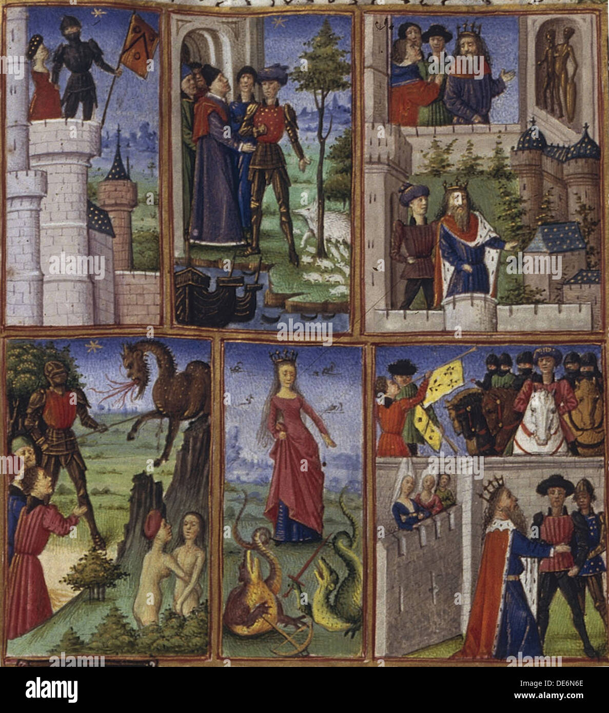 Illustration für das Epos der Aeneis von Vergil, 1450-1499. Artist ...