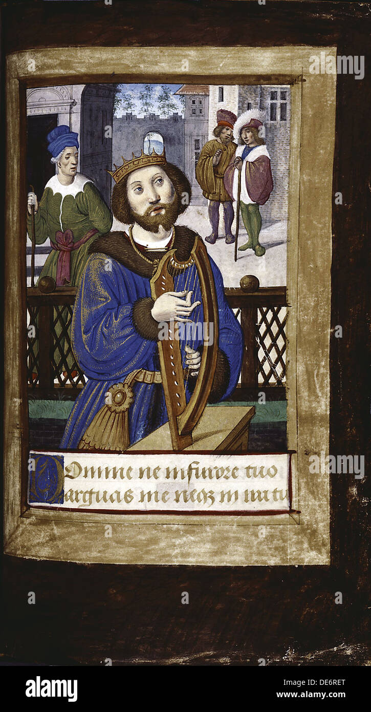 David mit harfe -Fotos und -Bildmaterial in hoher Auflösung – Alamy