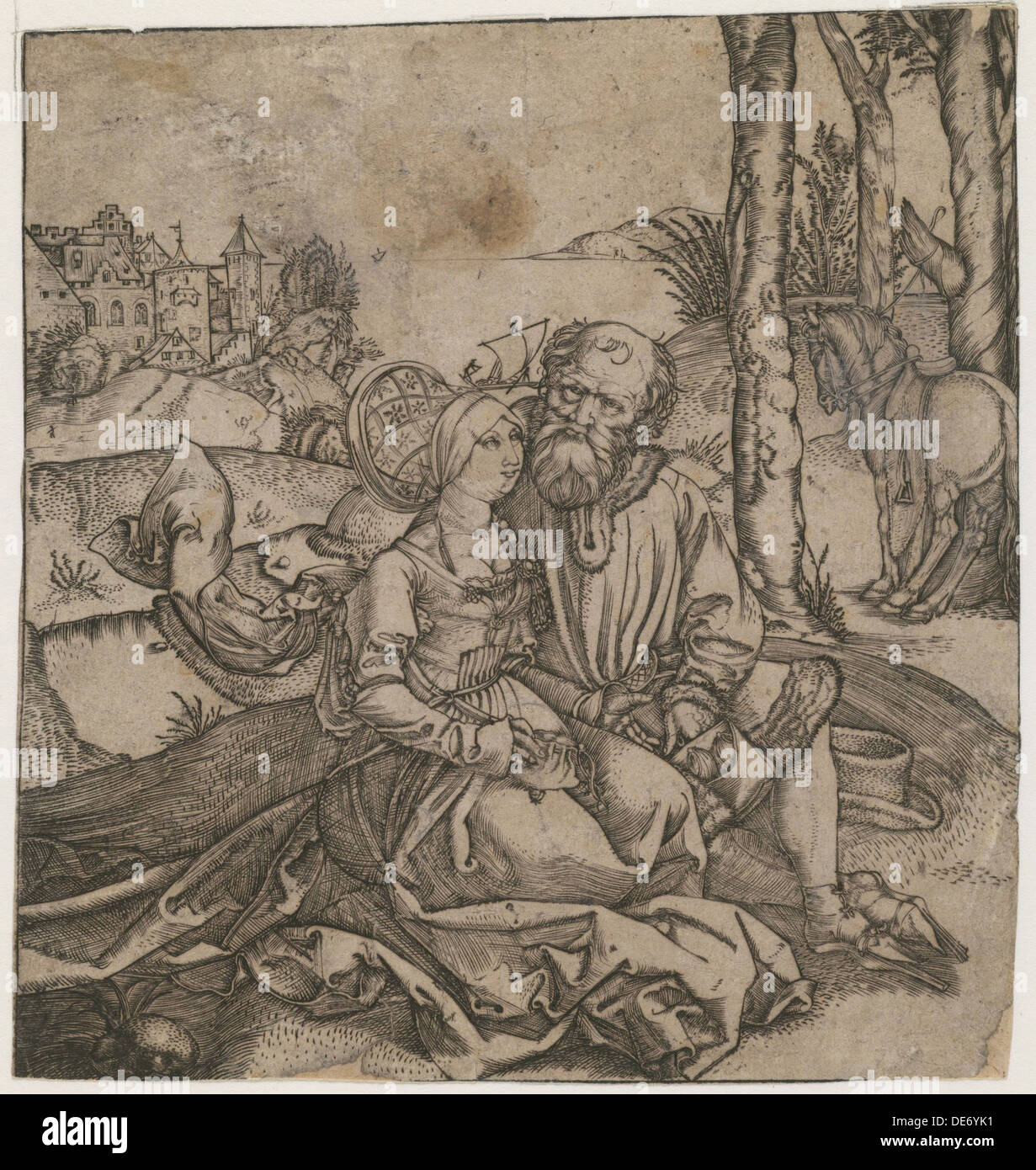 Der Kranke - gemischte Paare, C. 1495. Artist: Dürer, Albrecht (1471 ...