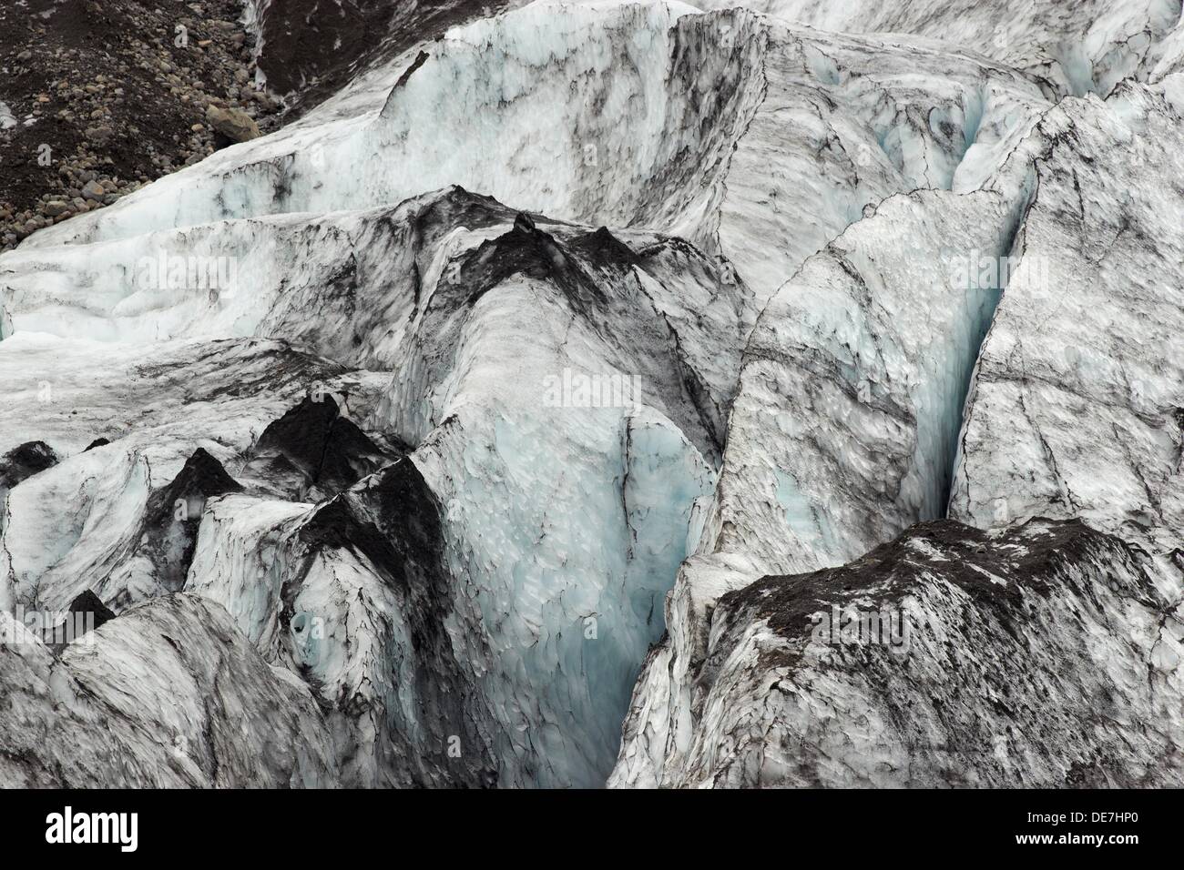 Glacier Gigjokull Eyjafjallajokull Iceland Stockfotos & Glacier ...