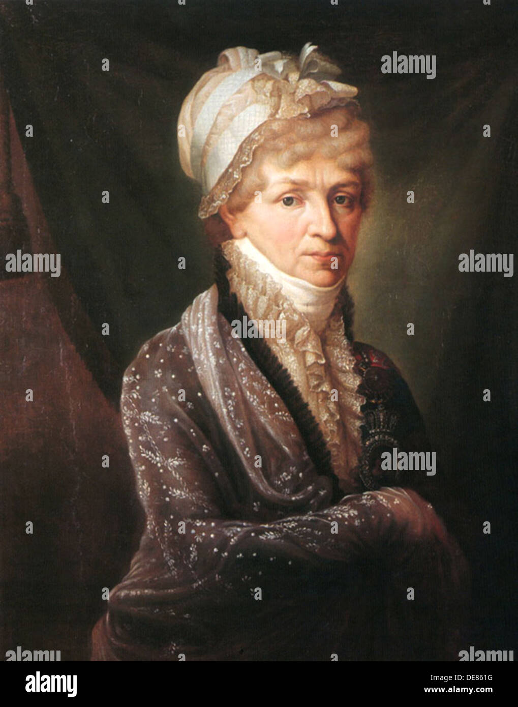 Porträt der Prinzessin Natalia Petrowna Galitzine (1741 – 1837), Anfang ...