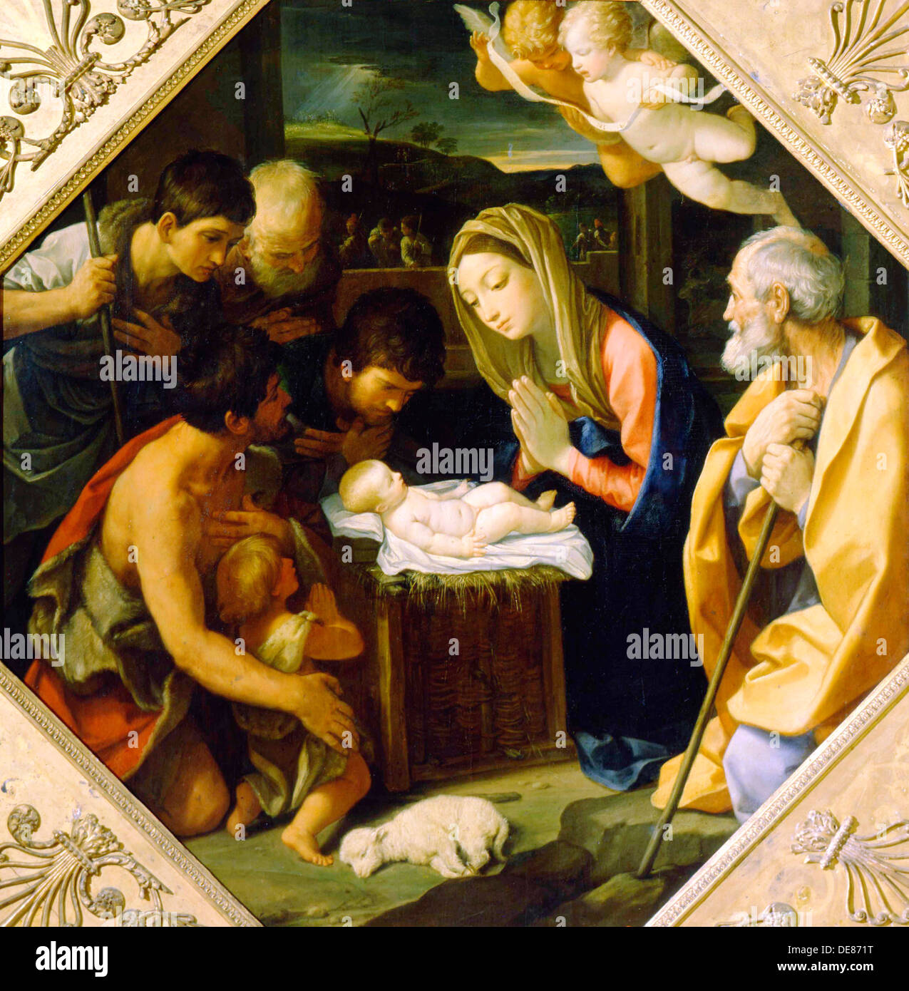Adoration of the christ child -Fotos und -Bildmaterial in hoher Auflösung – Alamy