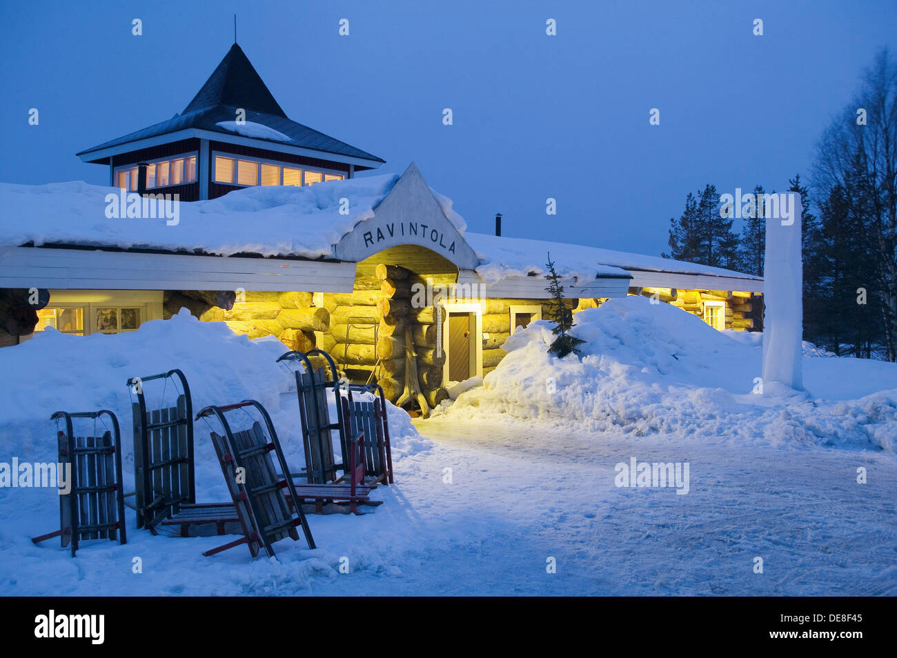 Hotel Kakslauttanen. Lappland. Ivalo. Finlandia Stockfotografie - Alamy