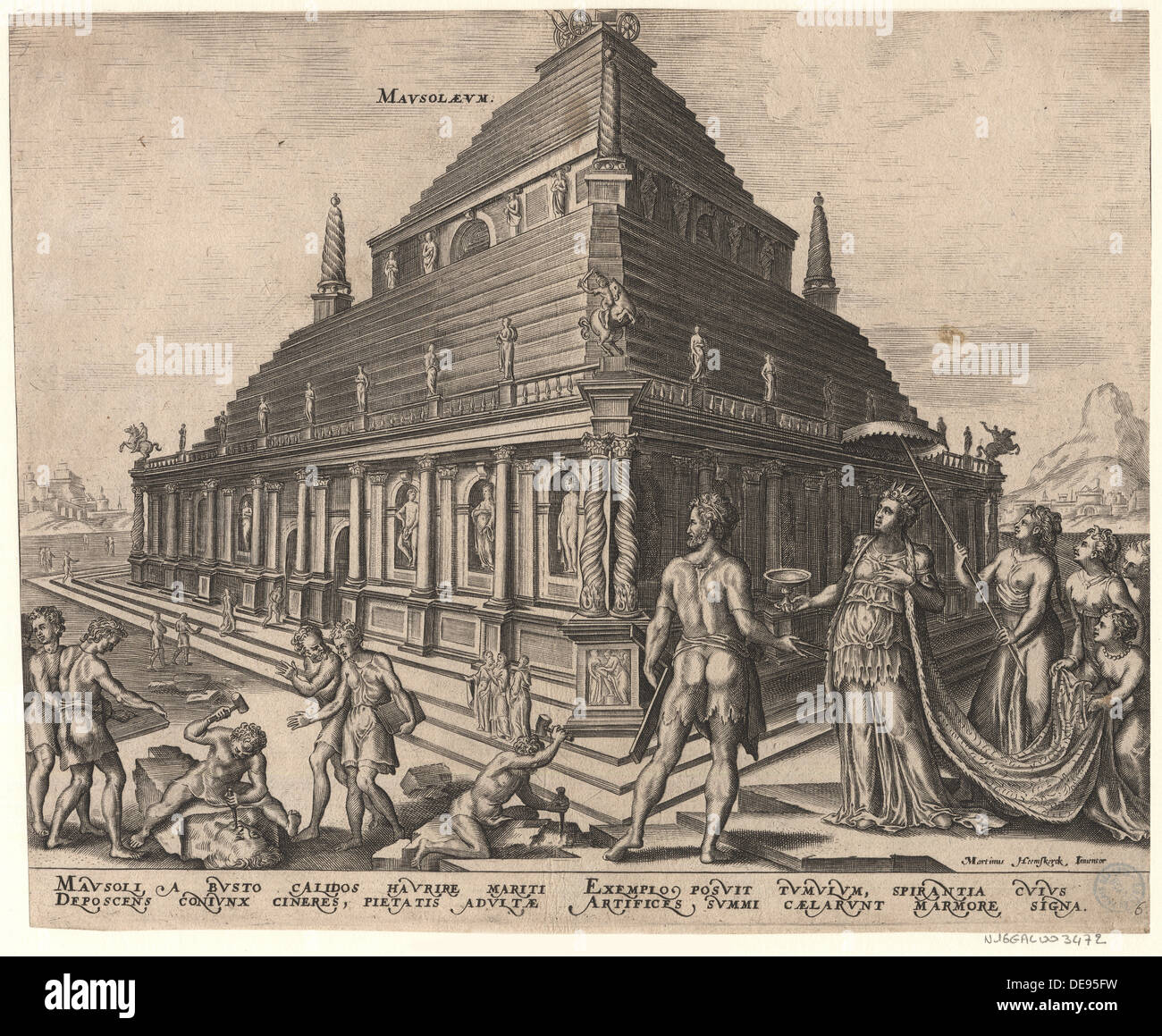 Das Mausoleum von Halikarnassos (aus der Serie Das achte Wunder der ...