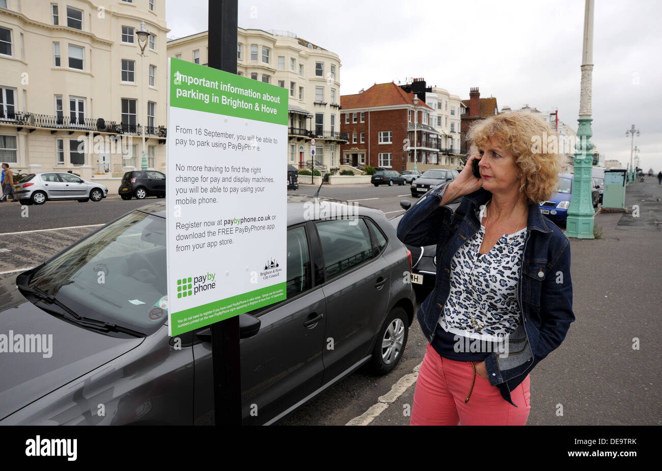 Paybyphone parkplatz brighton -Fotos und -Bildmaterial in hoher ...