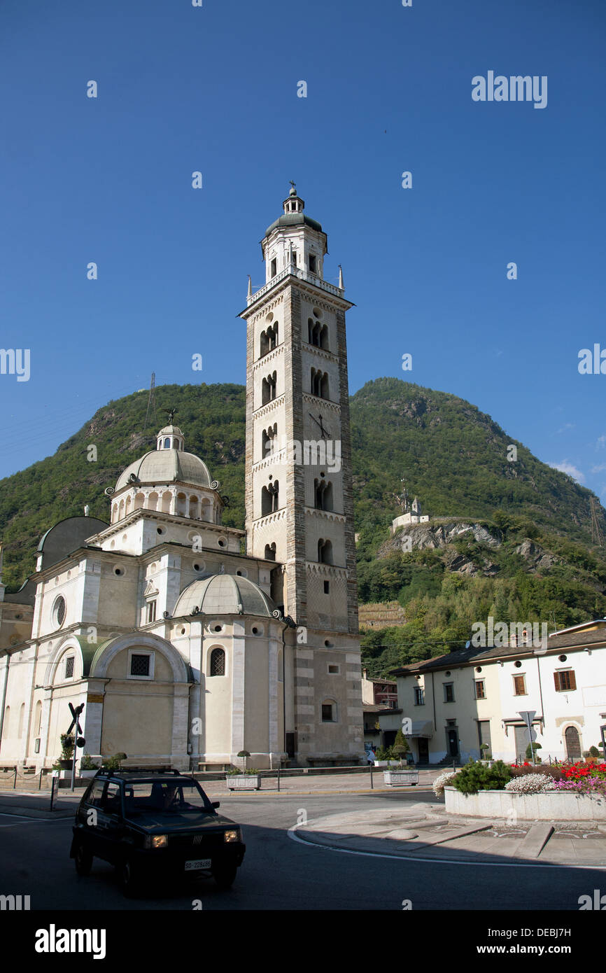 Tirano, Italien, Basilika Madonna di Tirano Stockfotografie - Alamy