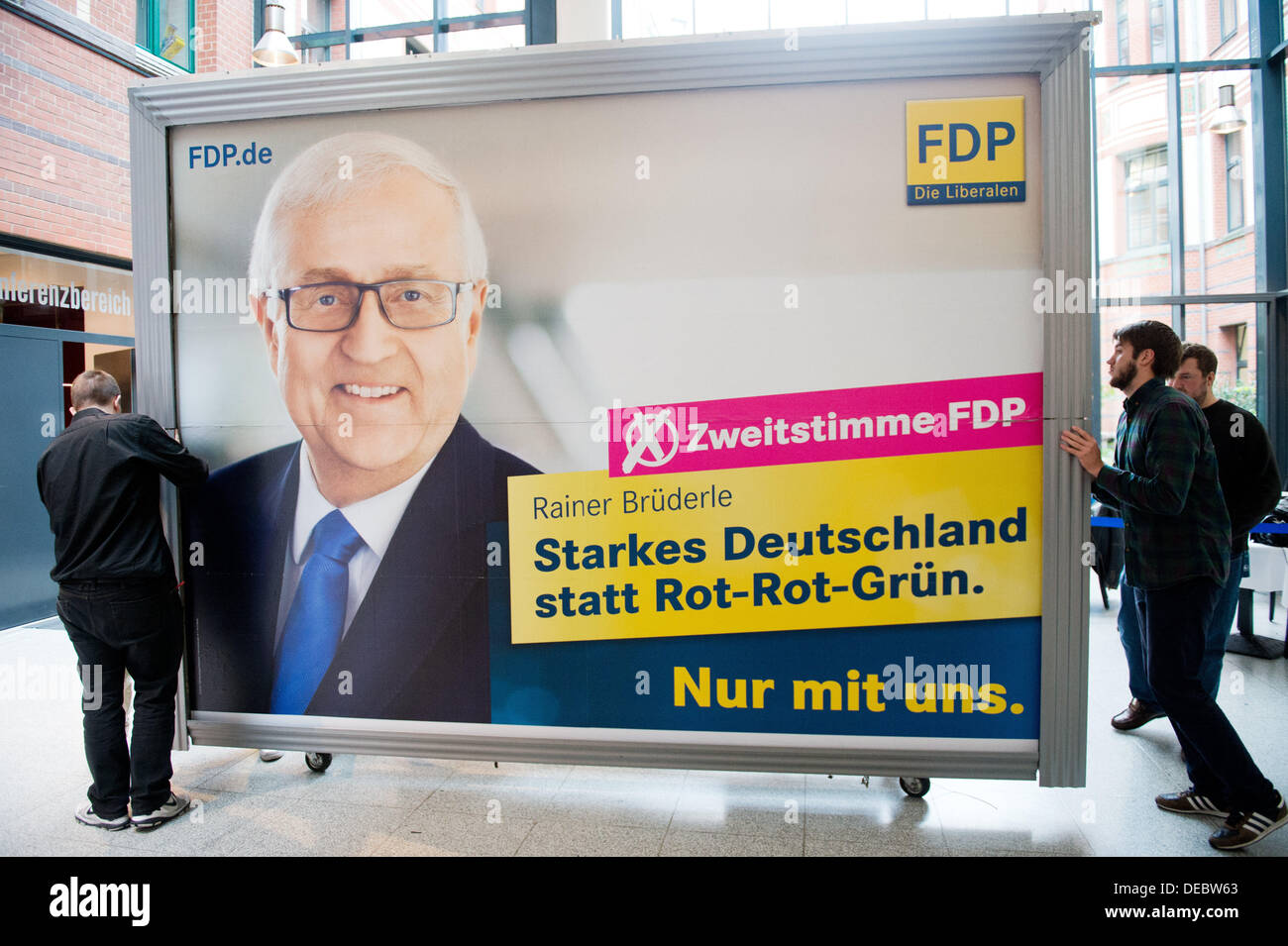 Berlin germany election poster fdp -Fotos und -Bildmaterial in hoher ...