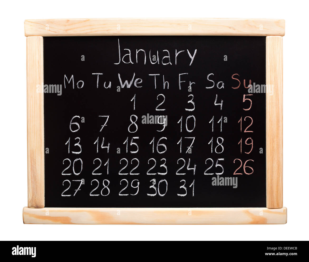 Der monat januar zeichnung Ausgeschnittene Stockfotos und -bilder - Alamy