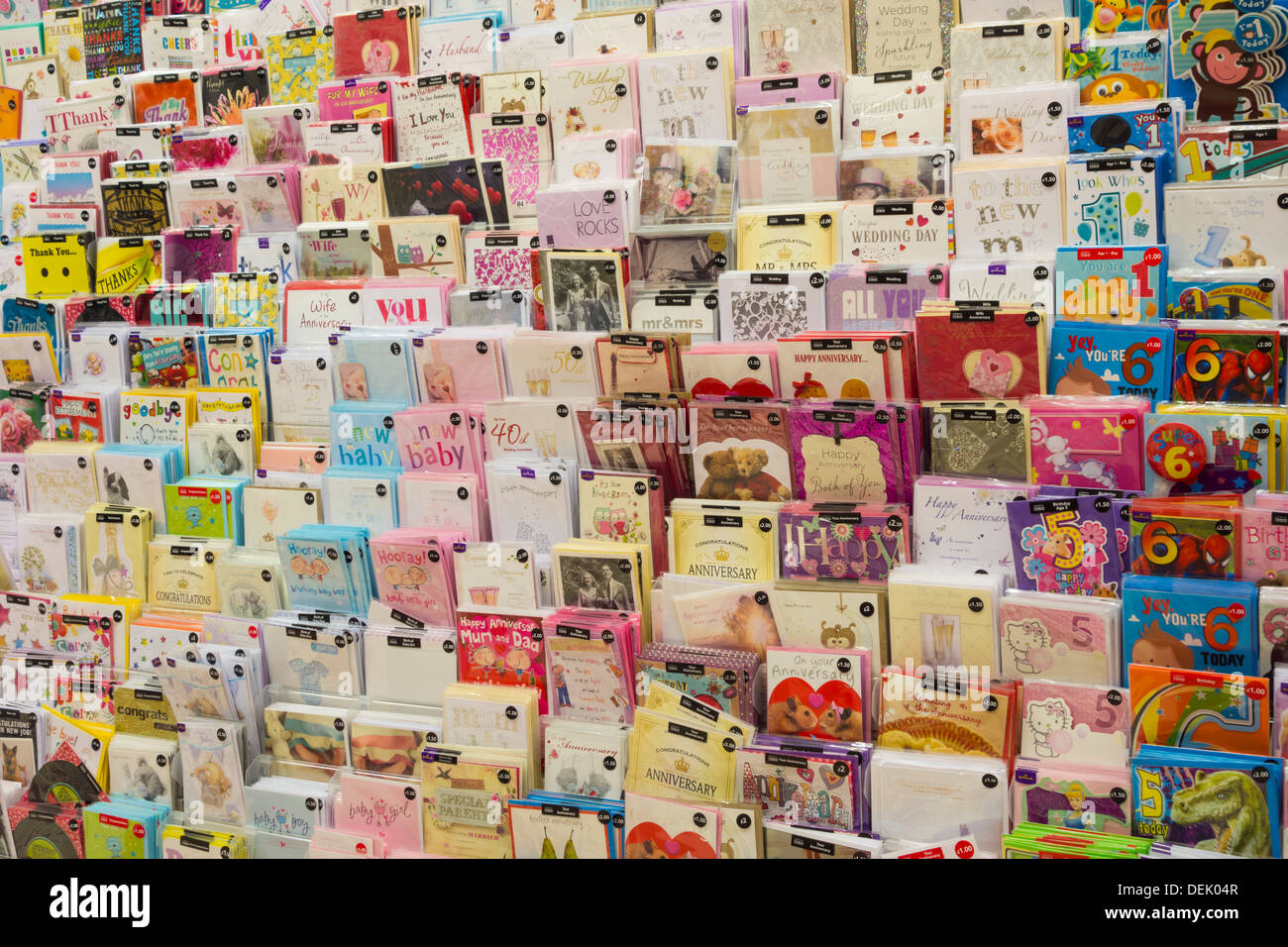 Geburtstagskarten Display Stockfotos Und bilder Kaufen Alamy