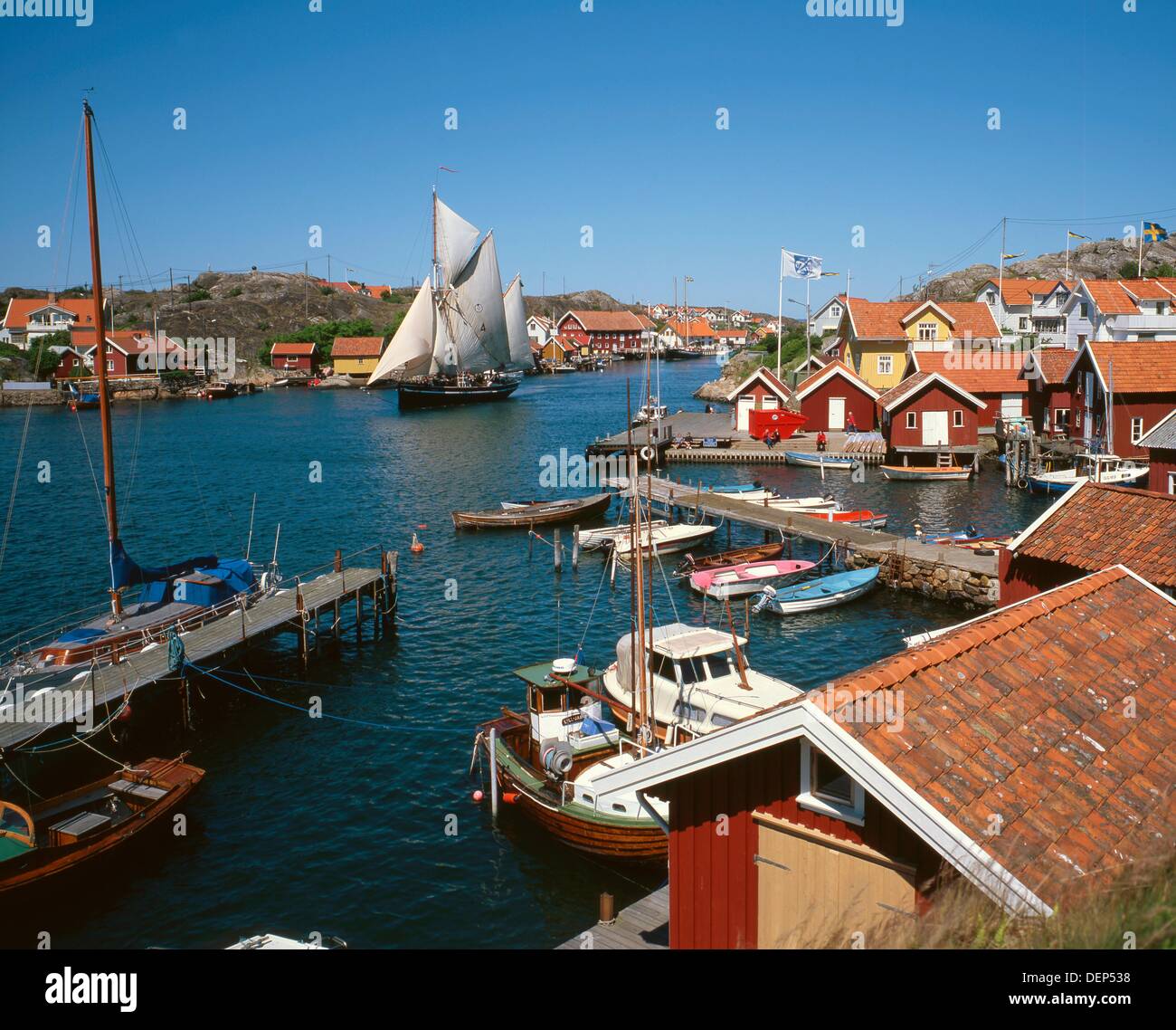 Kyrkesund, Tjörn, Bohuslän, Schweden Stockfotografie - Alamy
