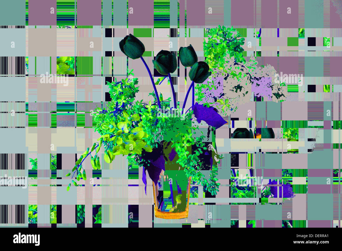 Collage aus blumen -Fotos und -Bildmaterial in hoher Auflösung – Alamy