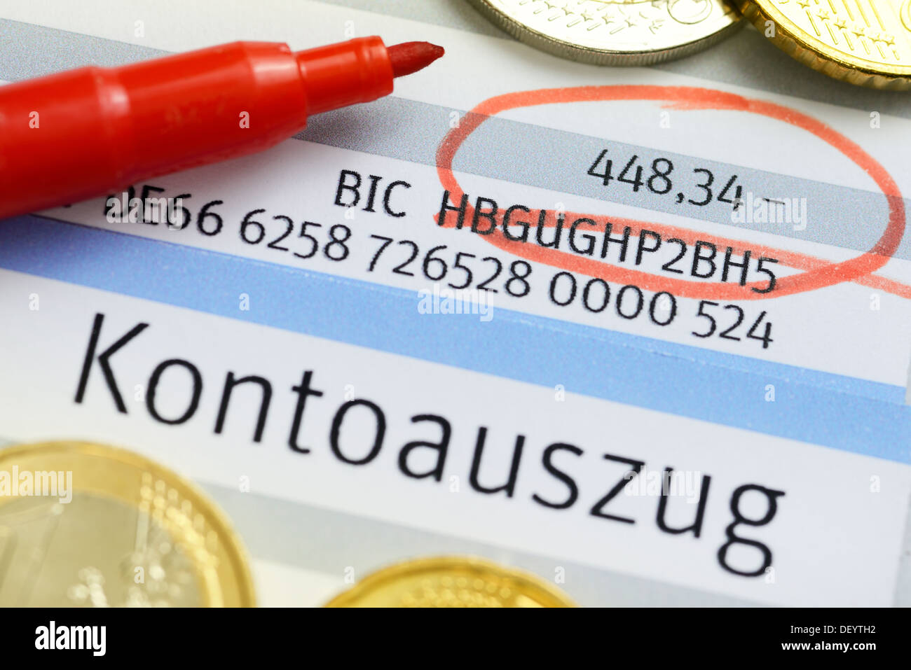 Kontoauszug iban -Fotos und -Bildmaterial in hoher Auflösung – Alamy