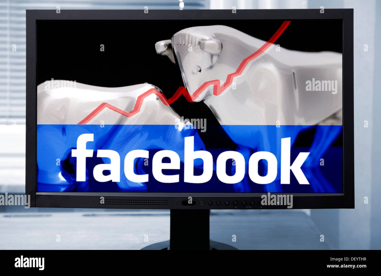 Facebook aktienkursdiagramm -Fotos und -Bildmaterial in hoher Auflösung ...