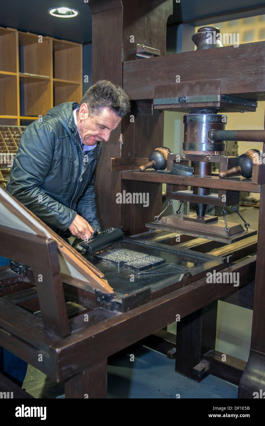 Gutenberg druckerpresse -Fotos und -Bildmaterial in hoher Auflösung – Alamy