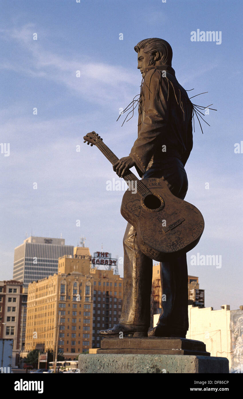 Statue von Elvis Presley. Memphis. Tennessee. USA Stockfotografie - Alamy