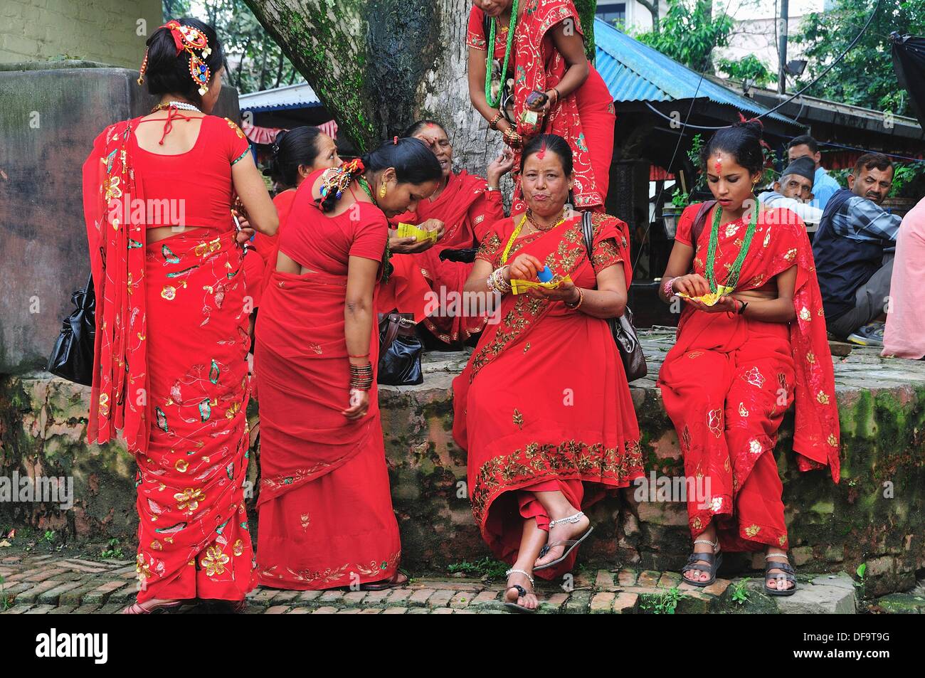 Teej in nepal Stockfotos und -bilder Kaufen - Alamy
