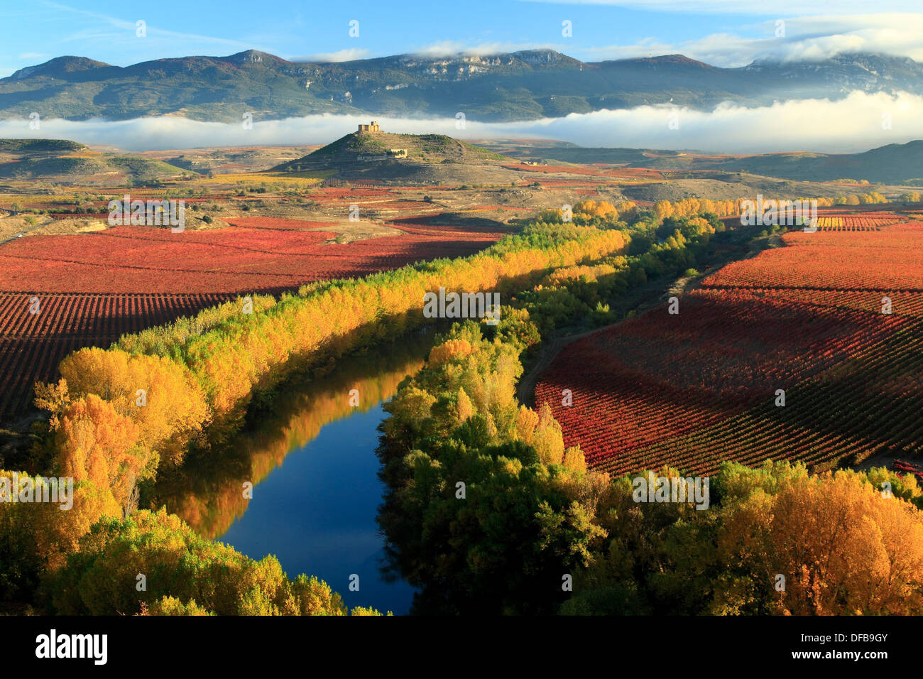 Spanischer Fluss Zum Ebro