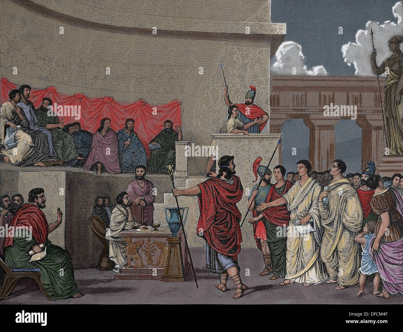 Gravur der alten athen -Fotos und -Bildmaterial in hoher Auflösung – Alamy