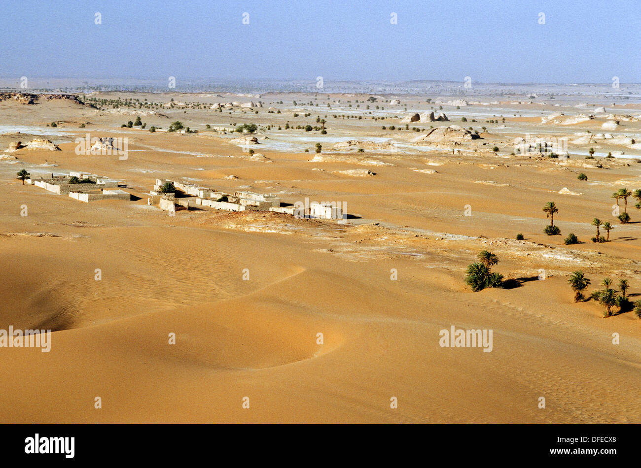 Faya Largeau Oase. Ennedi-massiv. Wüste Sahara. Tschad Stockfotografie ...