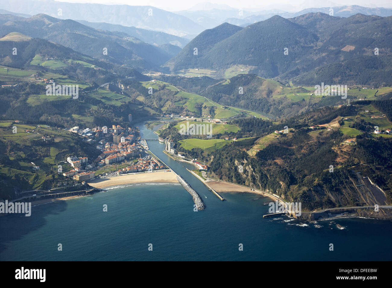 Deba, Gipuzkoa, Baskenland, Spanien Stockfotografie - Alamy