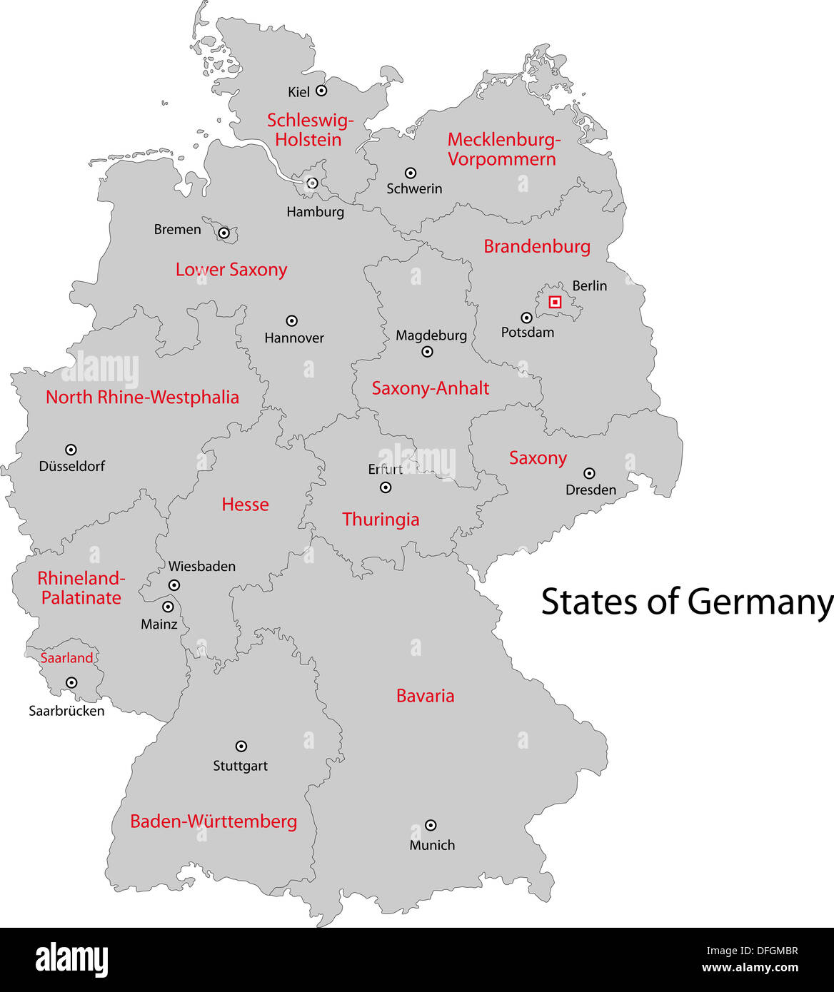 Deutschland karte grau -Fotos und -Bildmaterial in hoher Auflösung – Alamy