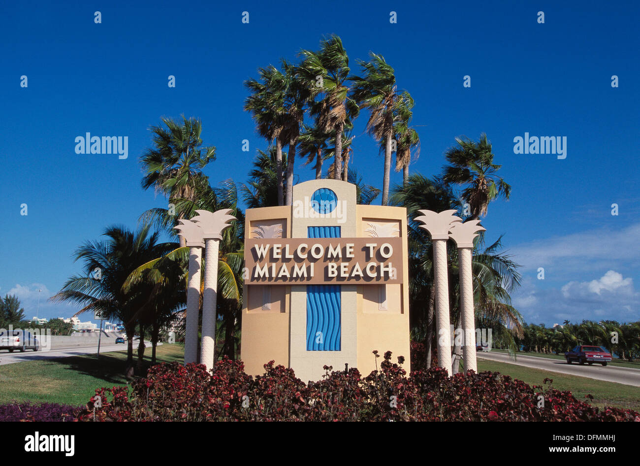 Welcome To Miami Sign Stockfotos & Welcome To Miami Sign Bilder - Alamy