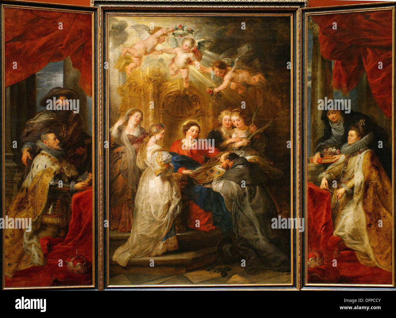 Peter Paul RUBENS - das St Ildefonso Altar-Triptychon - 1632 - Kunsthistorisches Museum - Vienna ...