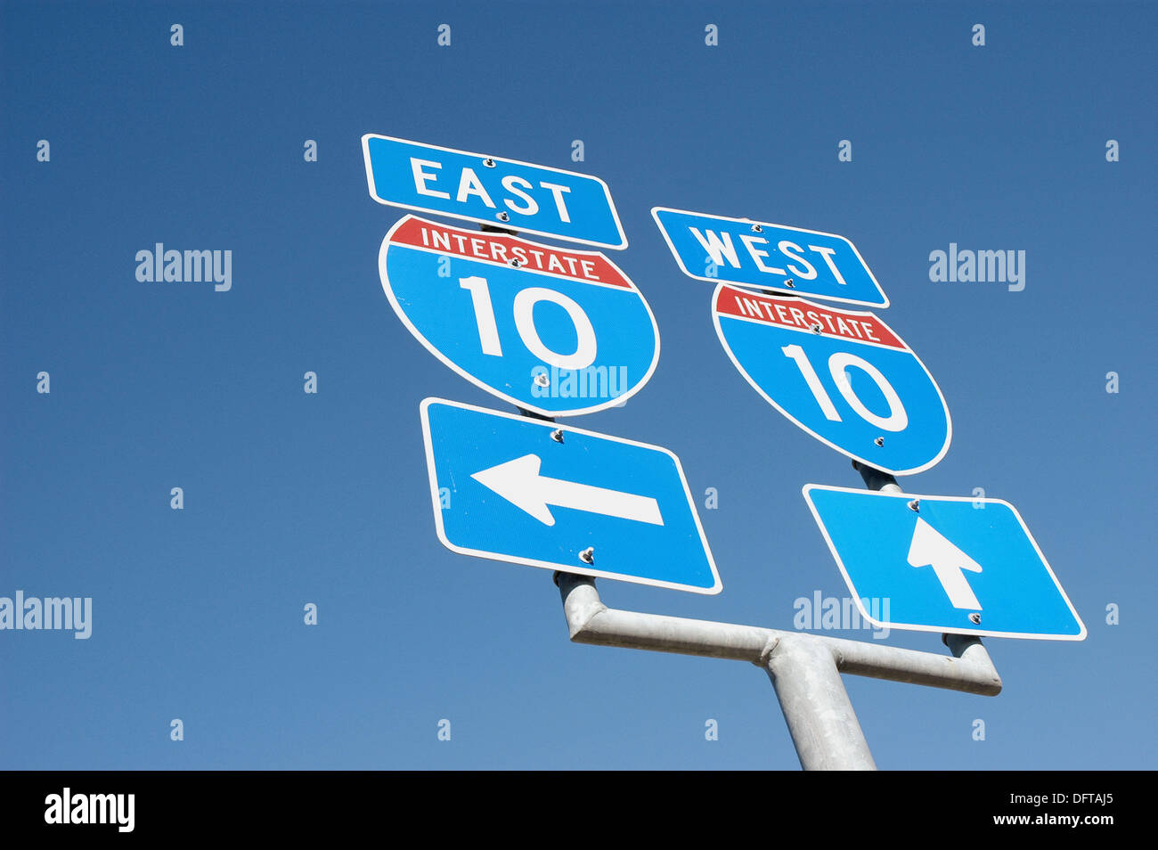 Interstate Autobahn Autobahnsystem auf 10 auf dem Eisenhower Interstate ...