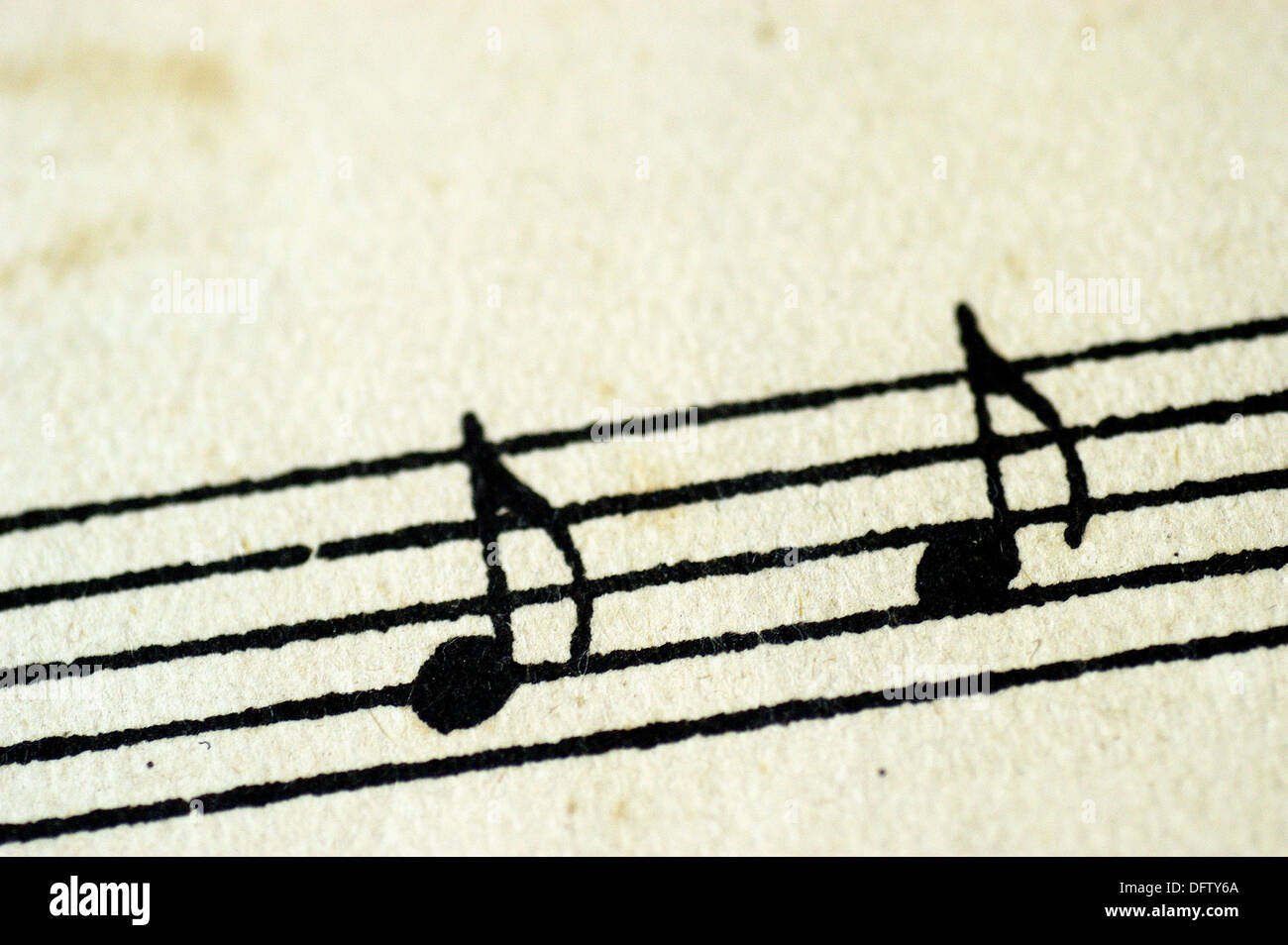 Music sheet -Fotos und -Bildmaterial in hoher Auflösung – Alamy