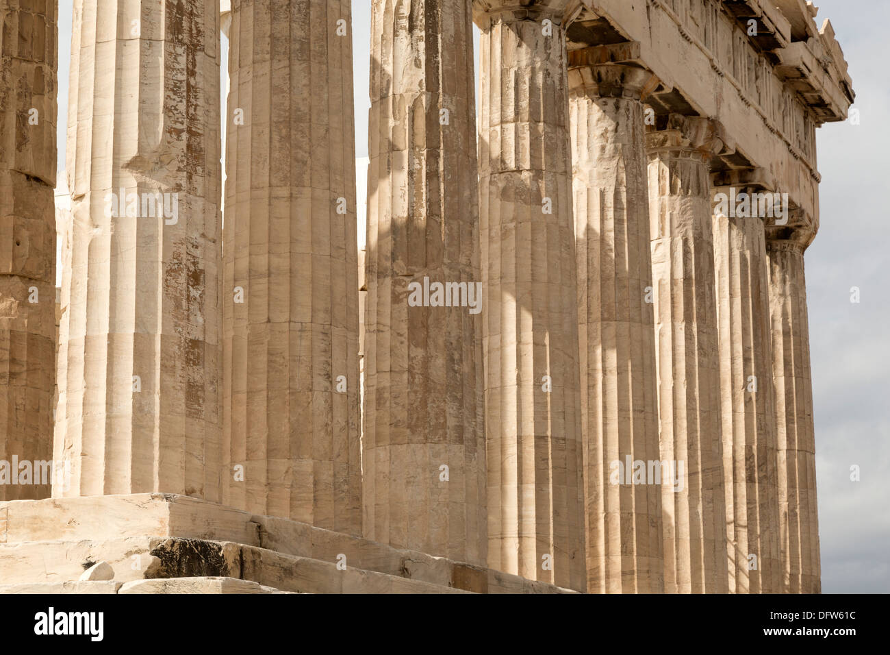 Die alten Tempel des Parthenon, Akropolis, Athen, Griechenland ...