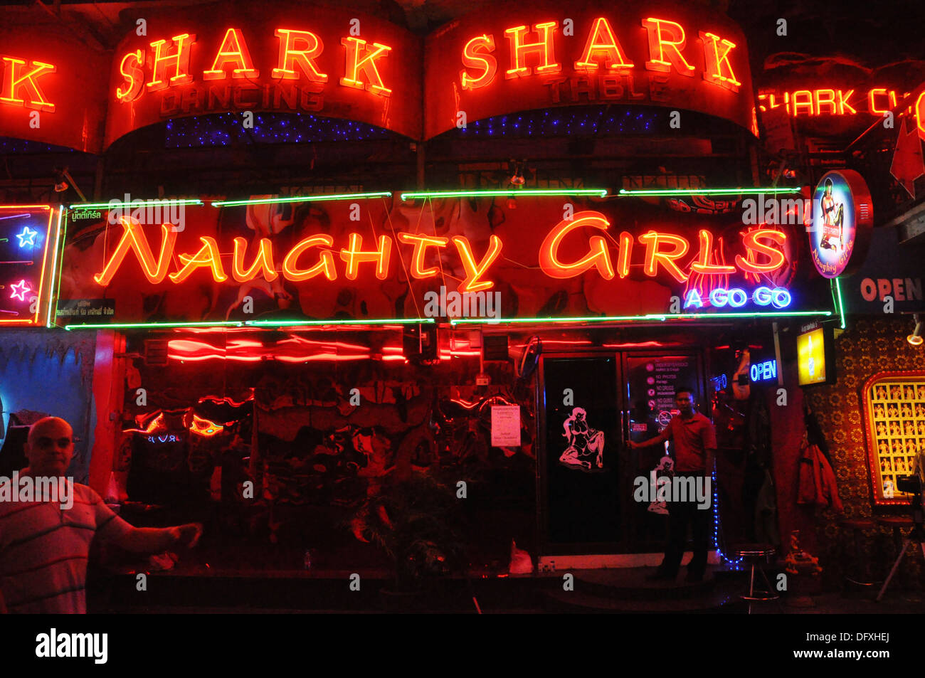 Pattaya (Thailand): Go-Go-Bar an der Walking Street Stockfotografie - Alamy