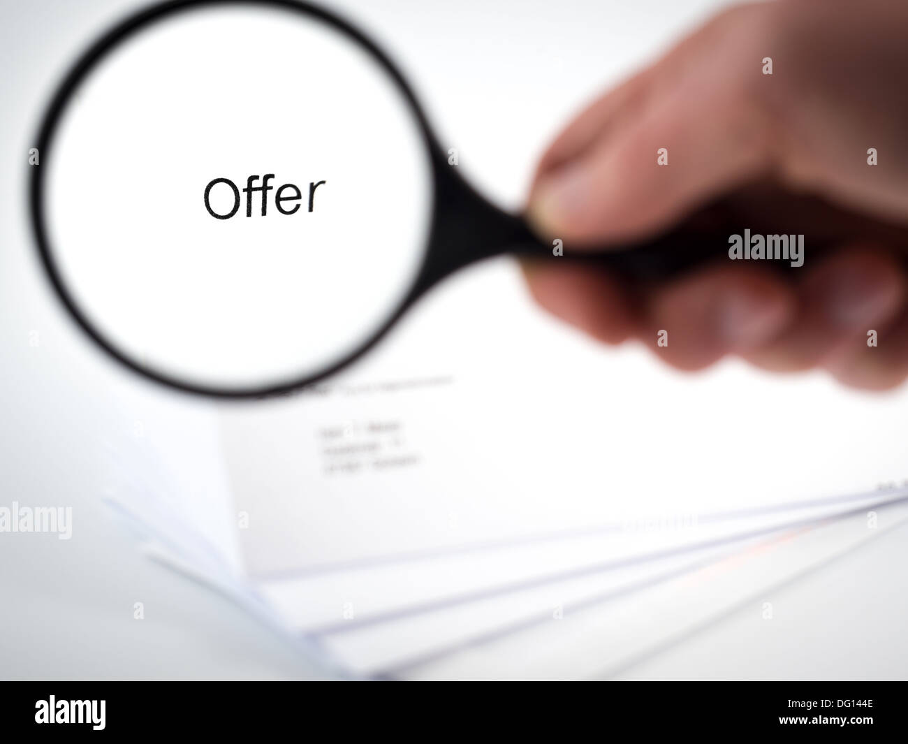 Angebot schreiben -Fotos und -Bildmaterial in hoher Auflösung – Alamy