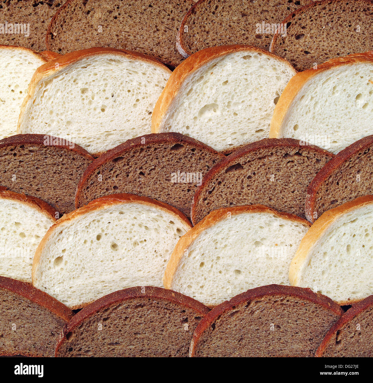 Verschiedene arten von brot roggenbrot Stockfotos und -bilder Kaufen ...