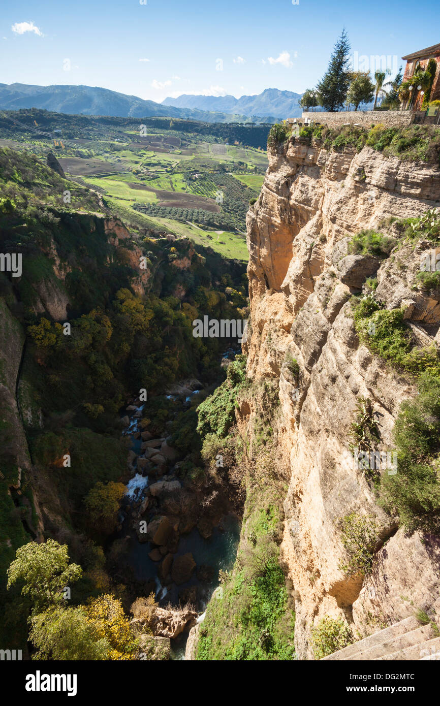 View from puente nuevo bridge -Fotos und -Bildmaterial in hoher ...