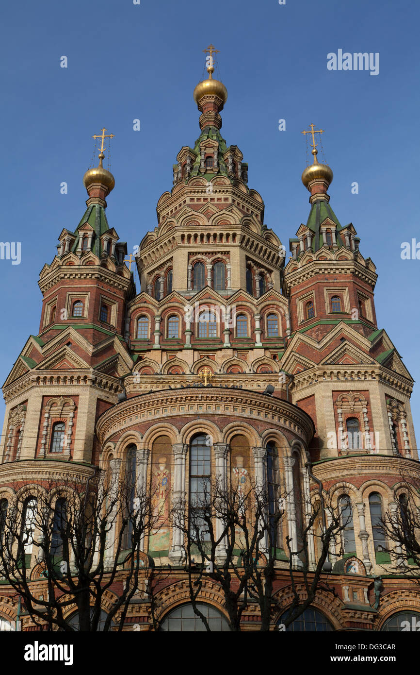 St. Peter und Paul Kathedrale, Petergof, Sankt Petersburg, Russland Stockfotografie - Alamy